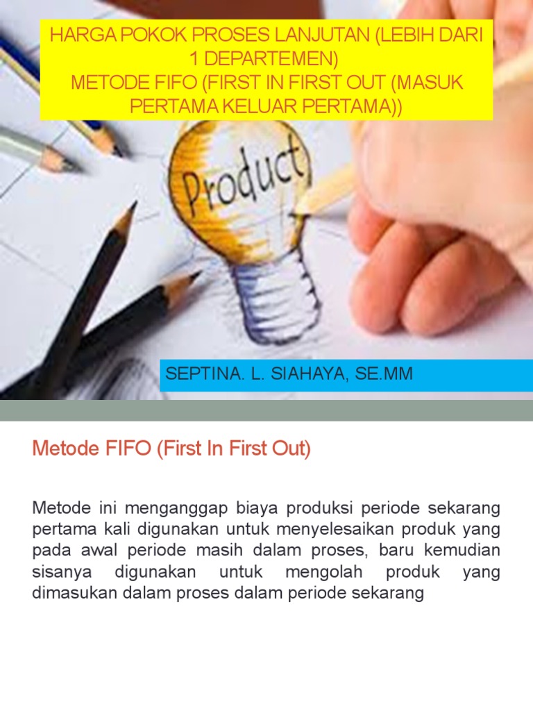 Harga Pokok Proses Lanjutan - Fifo | PDF | Komputer | Teknologi & Rekayasa