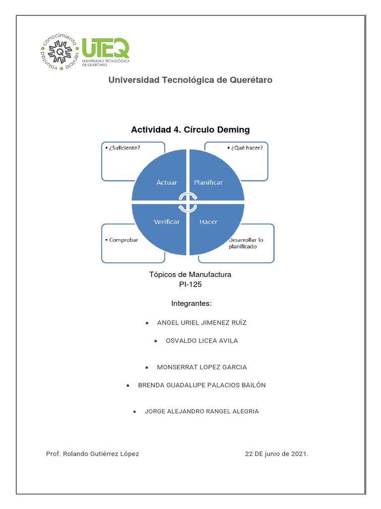 Circulo Deming | PDF | Bancos | Business