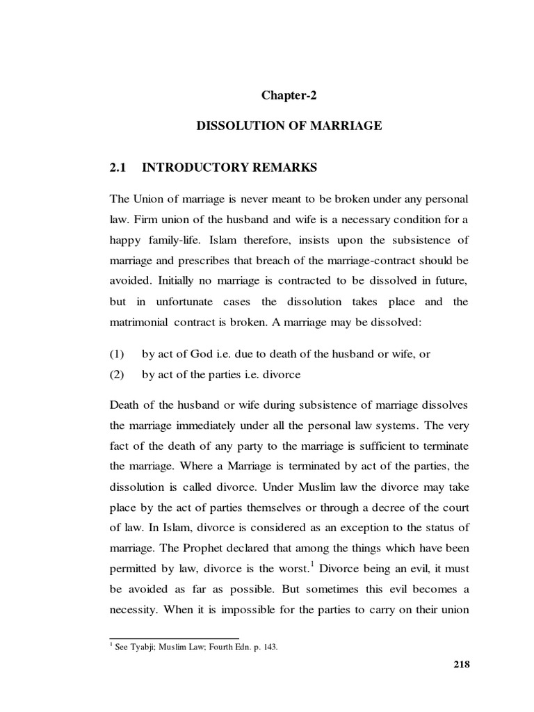 Dissolution of Marriage | PDF | Divorce | Wife