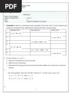 Summative Assessment of MYP 2 Math | PDF | Triangle | Area