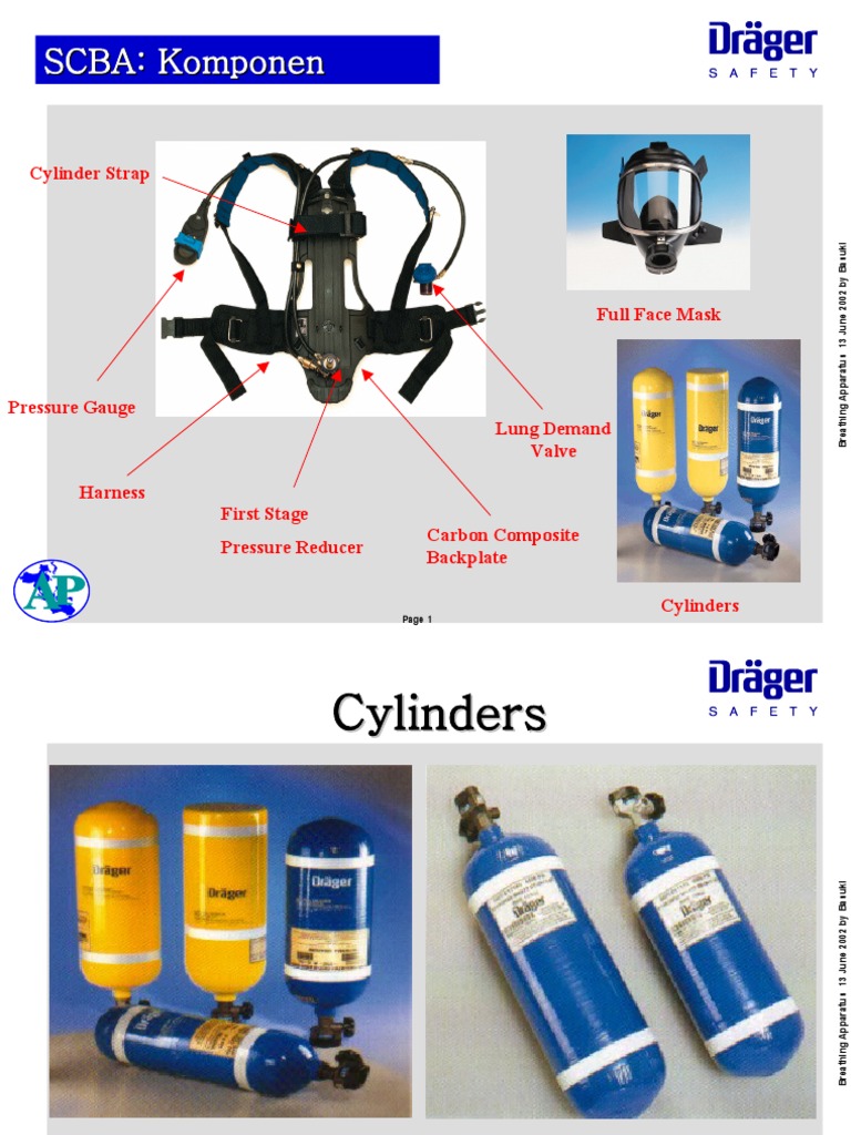 SCBA Drager - PPT - 1 | PDF