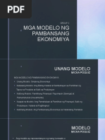 Ikatlong Modelo NG Pambansang Ekonomiya | PDF