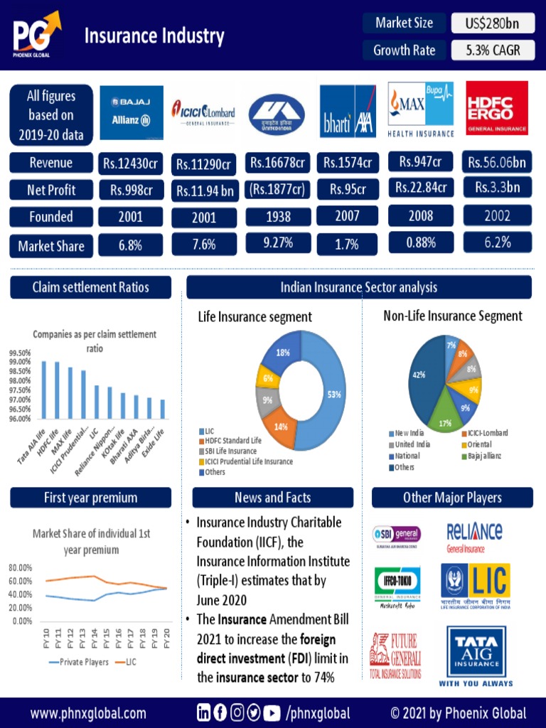 Insurance Industry Report | PDF | Reinsurance | Insurance