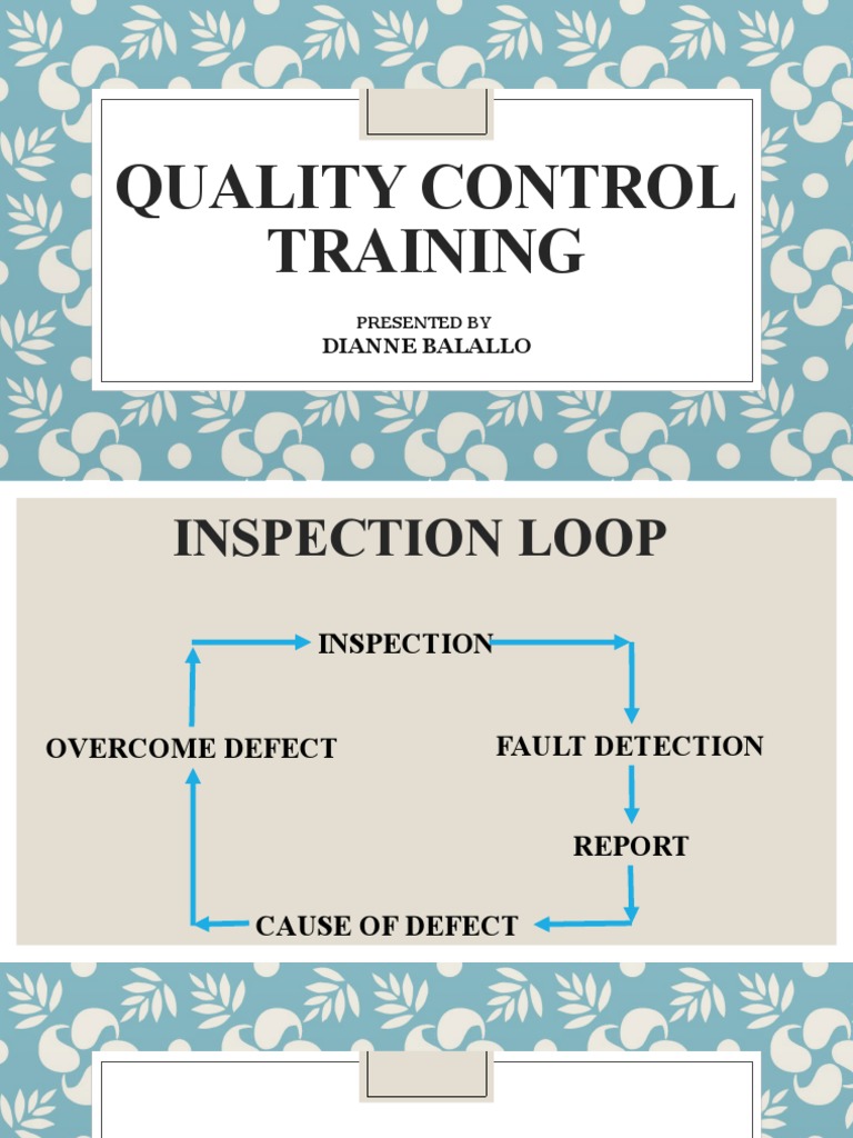 Quality Control Training | PDF | Sewing | Yarn