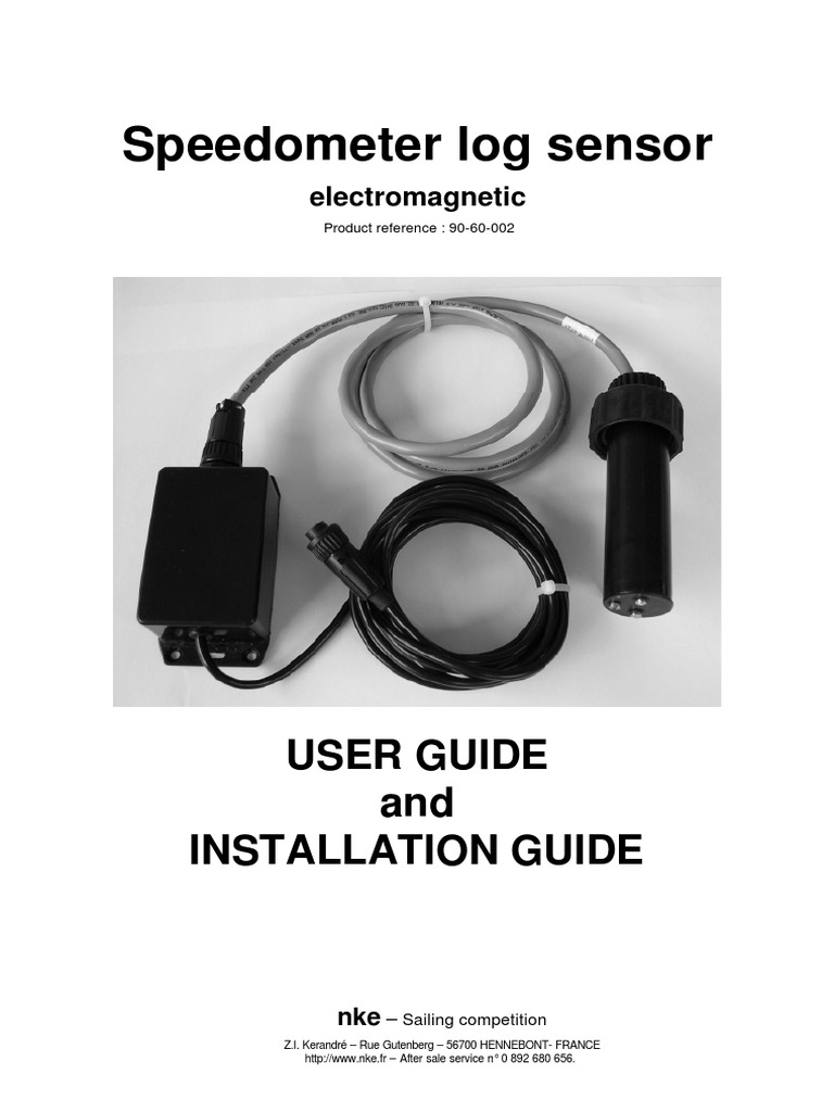 Speedometer Log Sensor: User Guide and Installation Guide | PDF | Electrical Connector | Calibration