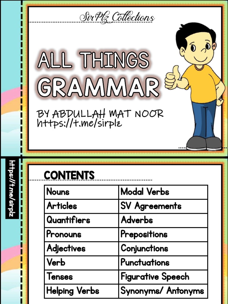 All Things Grammar | PDF | Noun | Adjective