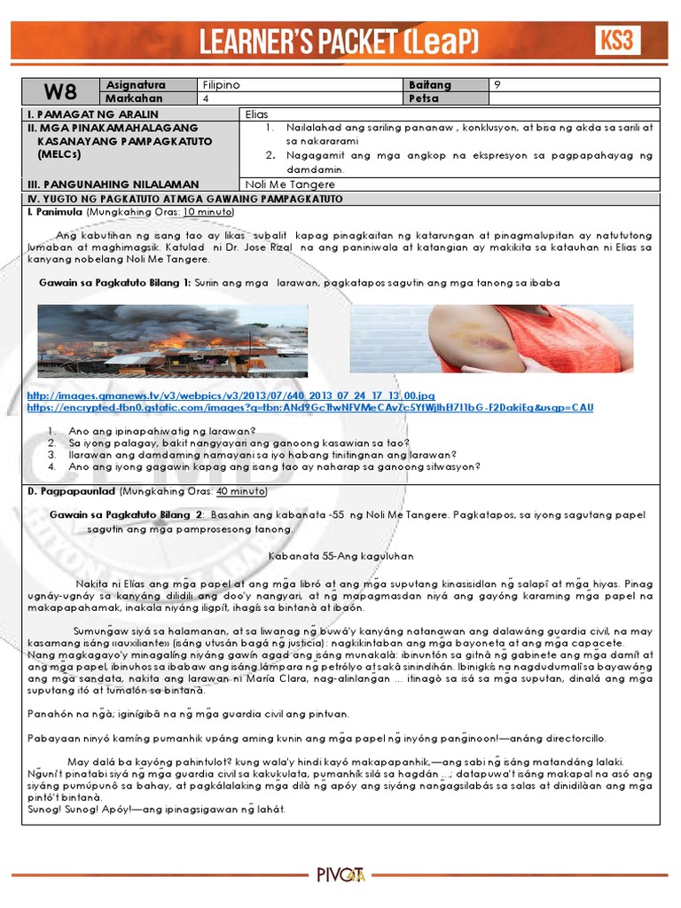 Q4 Filipino 9 Week8 | PDF