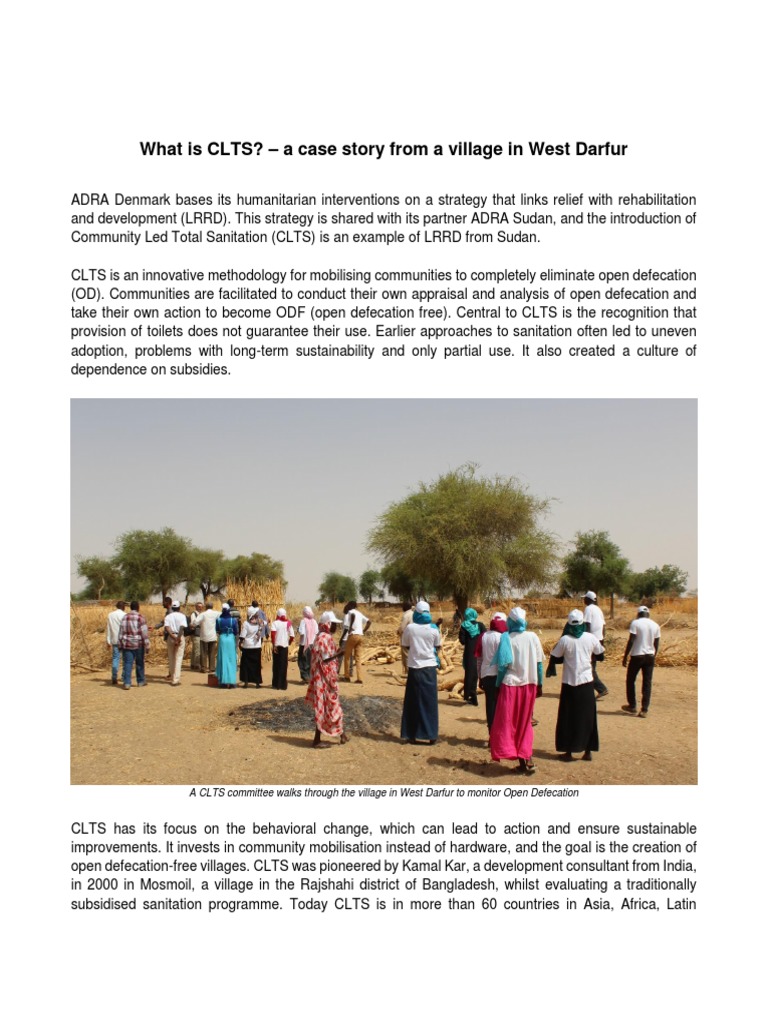 What Is CLTS? - A Case Story From A Village in West Darfur | PDF ...
