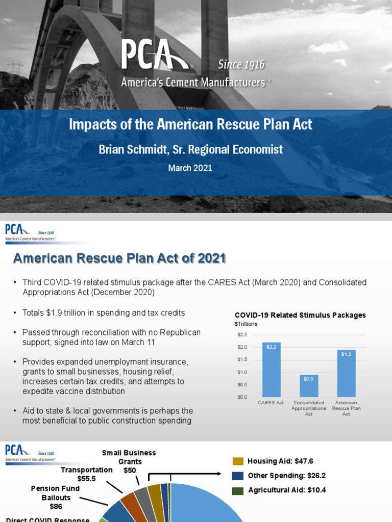 American Rescue Plan Act Overview | PDF | American Recovery And ...