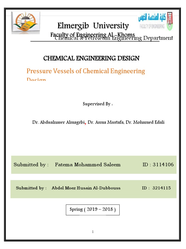 Pressure Vessels of Chemical Engineering Design | PDF | Liquefied ...