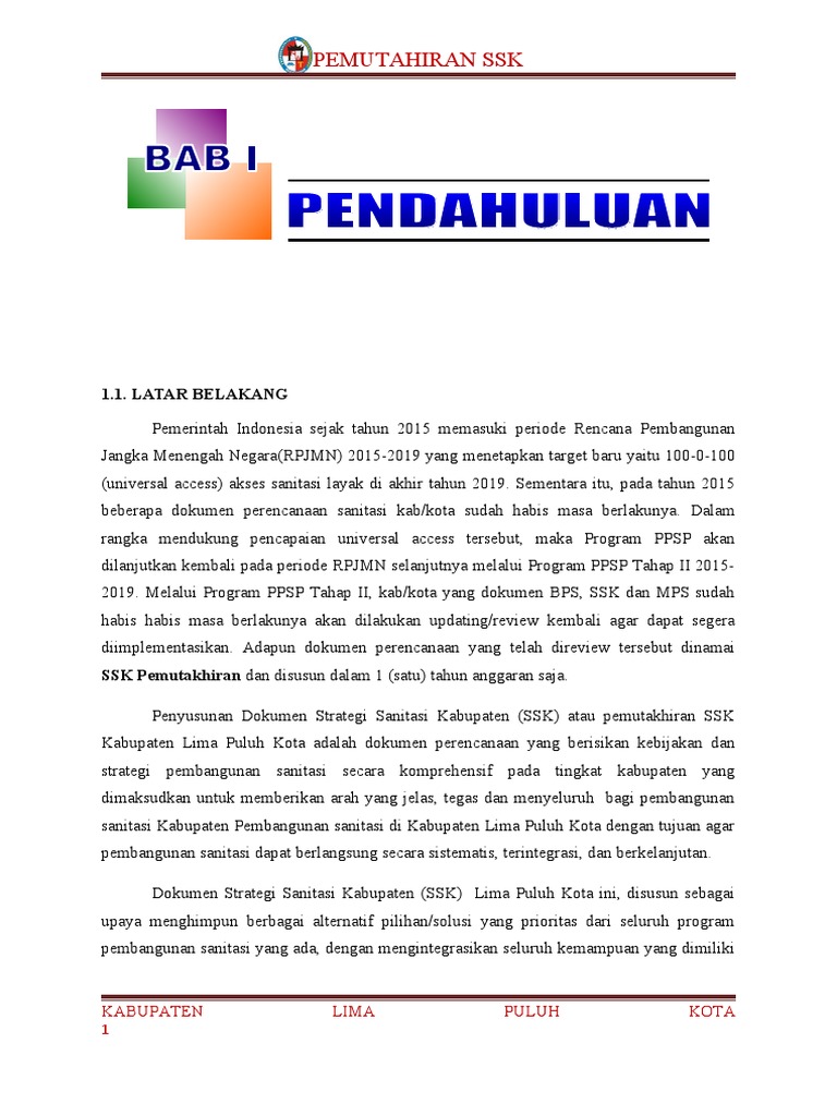 Bab 1 SSK | PDF