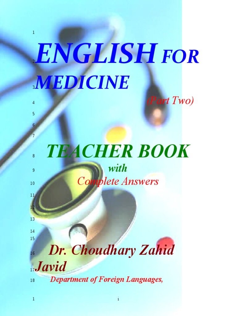 English for Medicine (Part Two): An Intermediate ESP Course for ...