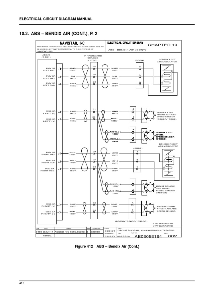 10.2. ABS Bendix Air (Cont.), P. 2: Electrical Circuit Diagram Manual ...