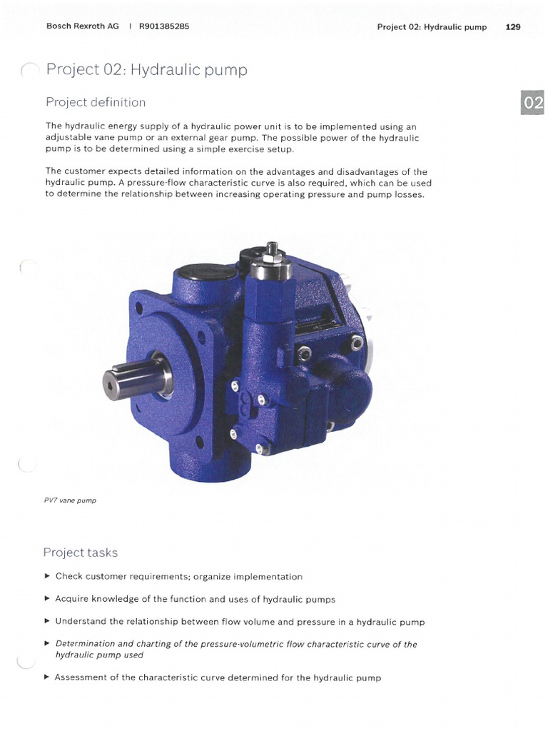 Project 2 - Hydraulic Pump | PDF