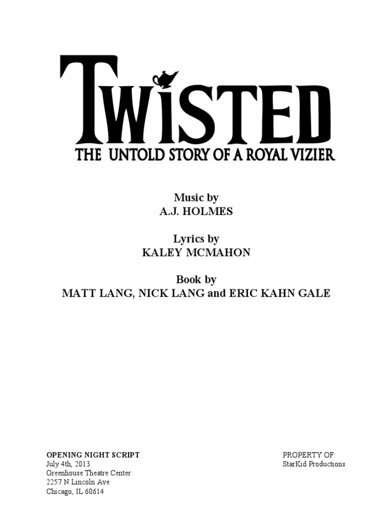 Twisted Script | PDF