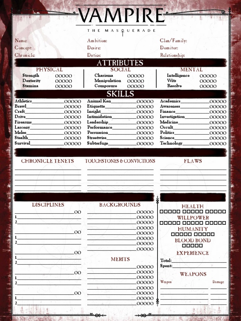 Vampire 5thedition Requiem Ghoul Interactive | PDF | Psychology | Human ...