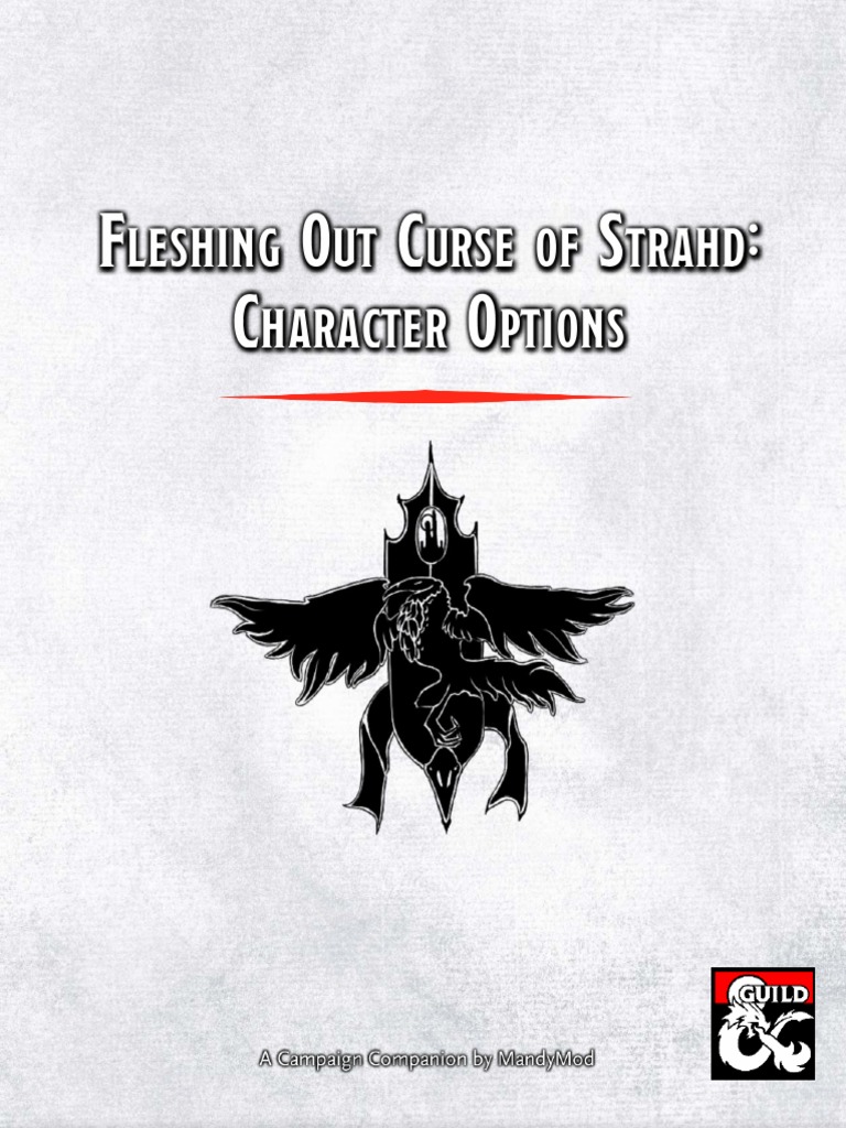 Fleshing Out Curse of Strahd: Character Options | PDF | Elf (Dungeons ...