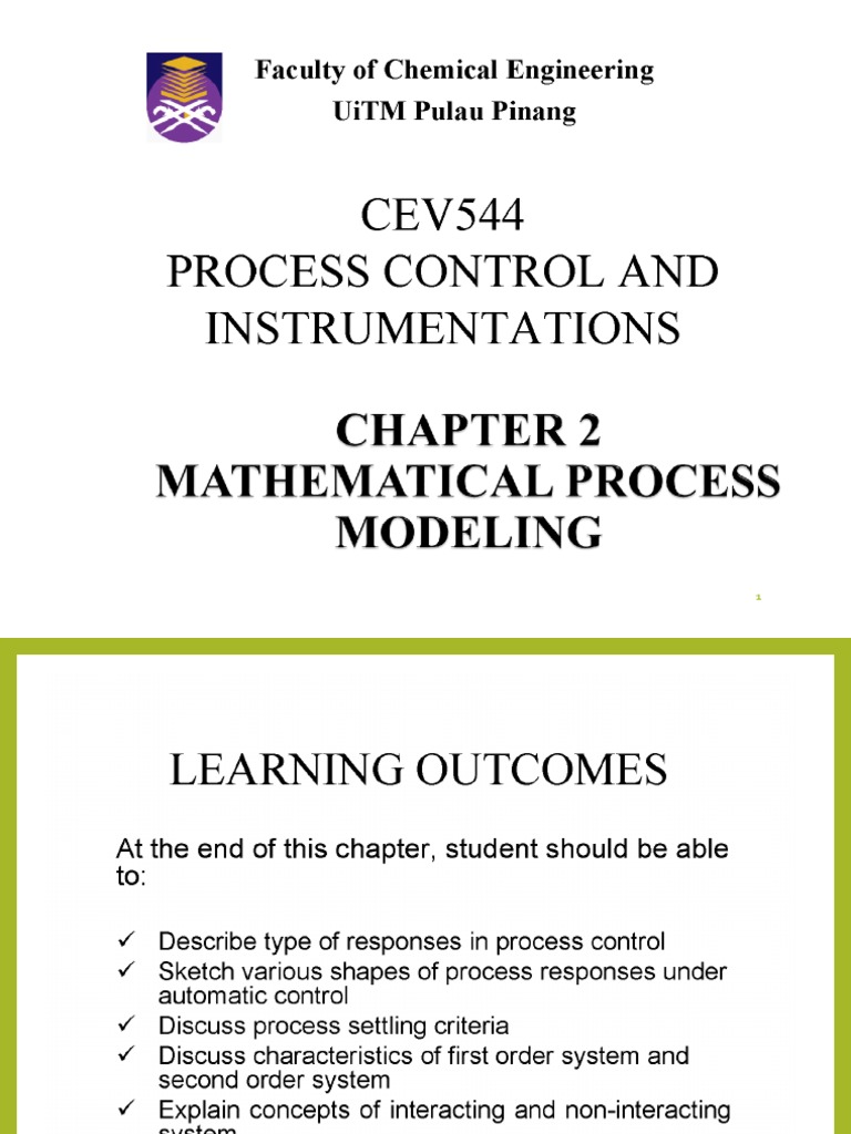 Chapter 2 Mathematical Process Modeling - March-July2021 | PDF ...