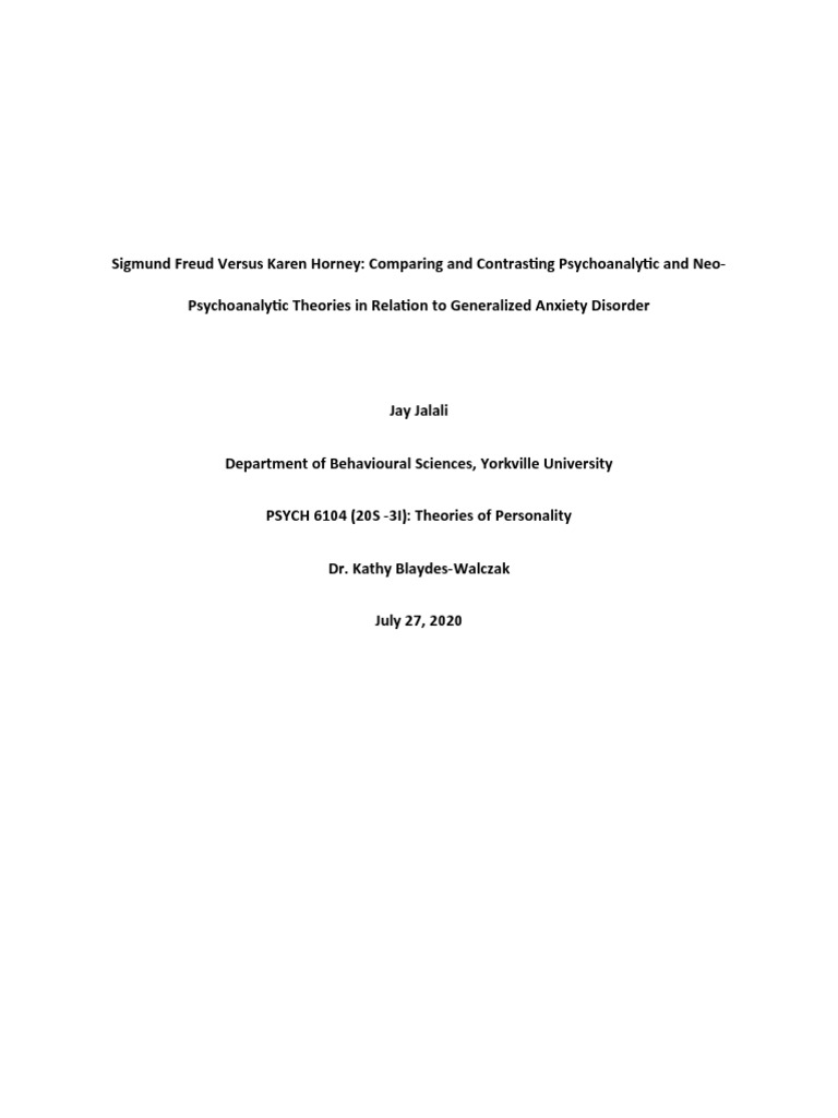 Theories Paper 1 | PDF | Psychoanalysis | Sigmund Freud