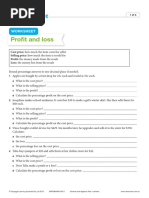 Worksheet On Hire Purchase | PDF | Prices | Interest