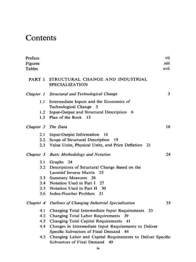 Economic Structural Change Analysis | PDF | Input–Output Model | Labour ...