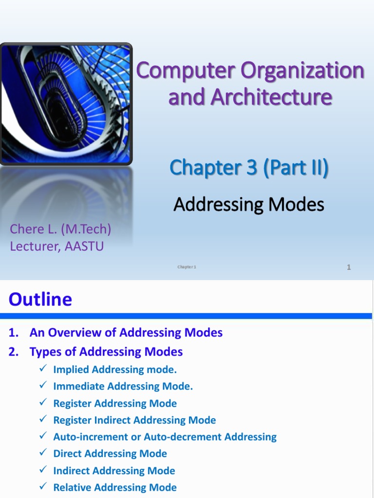 Chapter 3 (Part II) - Addressing Modes | PDF | Central Processing Unit ... Chapter 3 (Part II) - Addressing Modes | PDF | Central Processing Unit ...