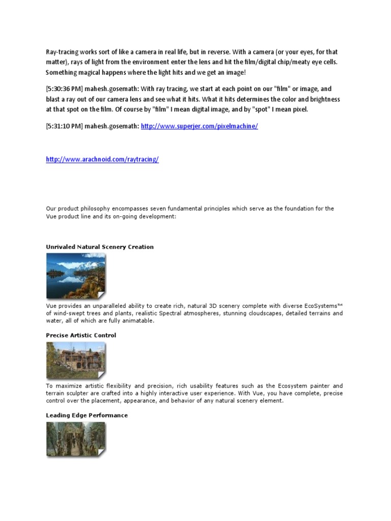 Unrivaled Natural Scenery Creation | PDF | Rendering (Computer Graphics) | Texture Mapping