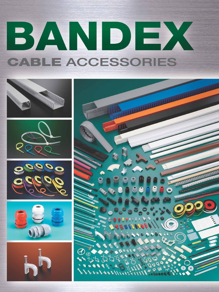 Bandex Cable Accessories Overview | PDF | Electrical Wiring | Duct (Flow)
