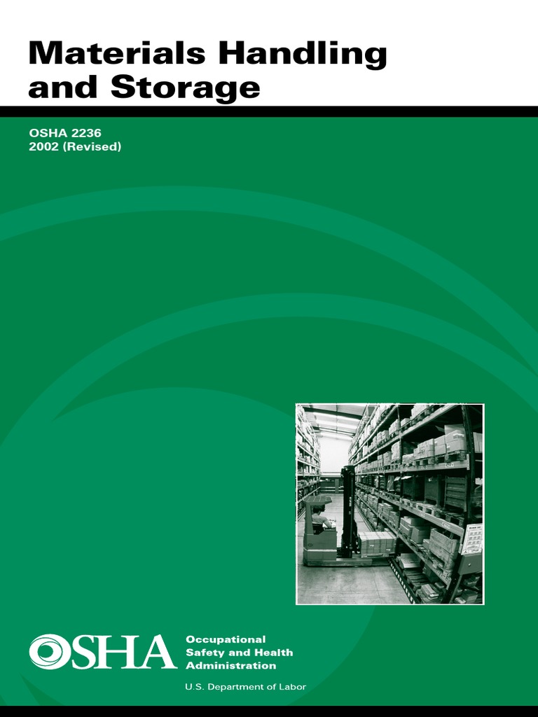 OSHA Guidelines for Material Handling Safety | PDF | Occupational ...