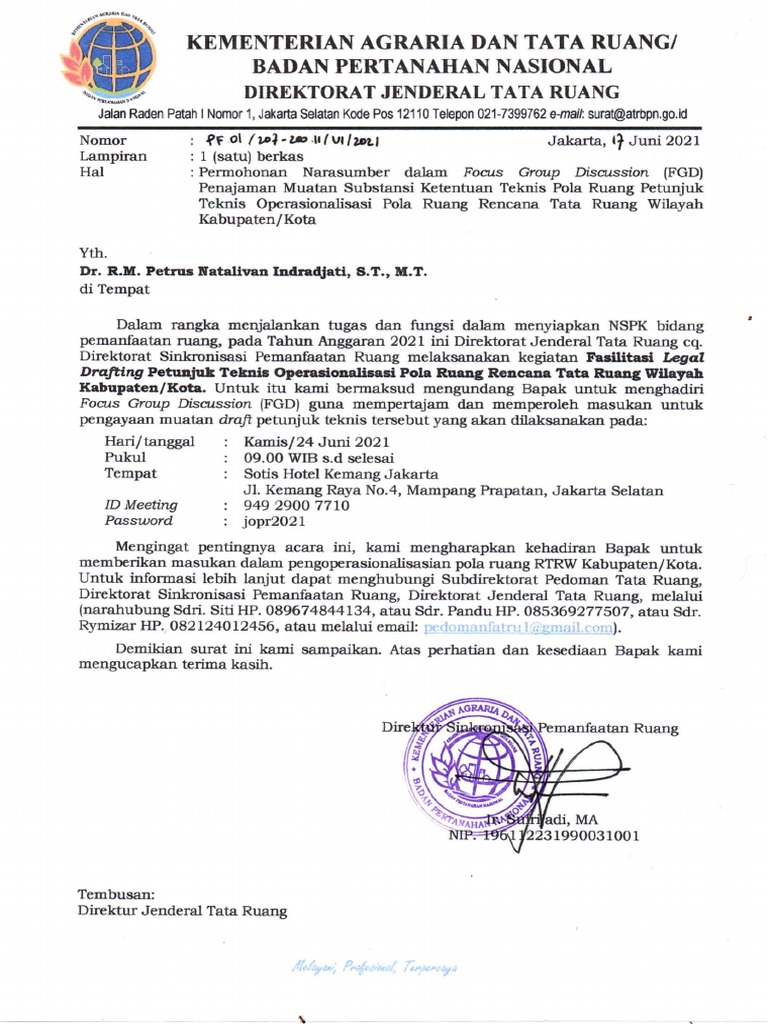 PEDOMAN - Und Narsum R.M Petrus N Penajaman Muatan Substansi 24 Juni 2021 | PDF