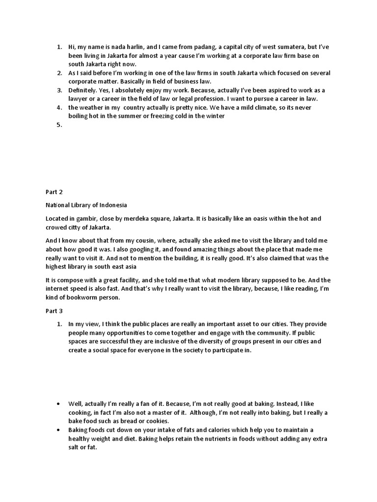 Ielts Speaking Answer Sample | PDF | Retirement | Expert