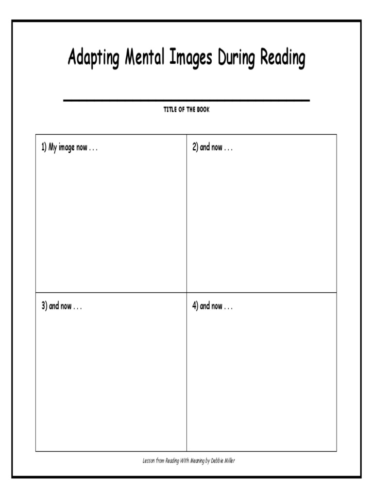 RW Visualizing Adapting Mental Images | PDF