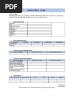 CV Form For Seaman | PDF | Ships | Sailor