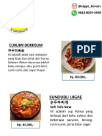 Menu dan Harga Opiuci Bandung | PDF
