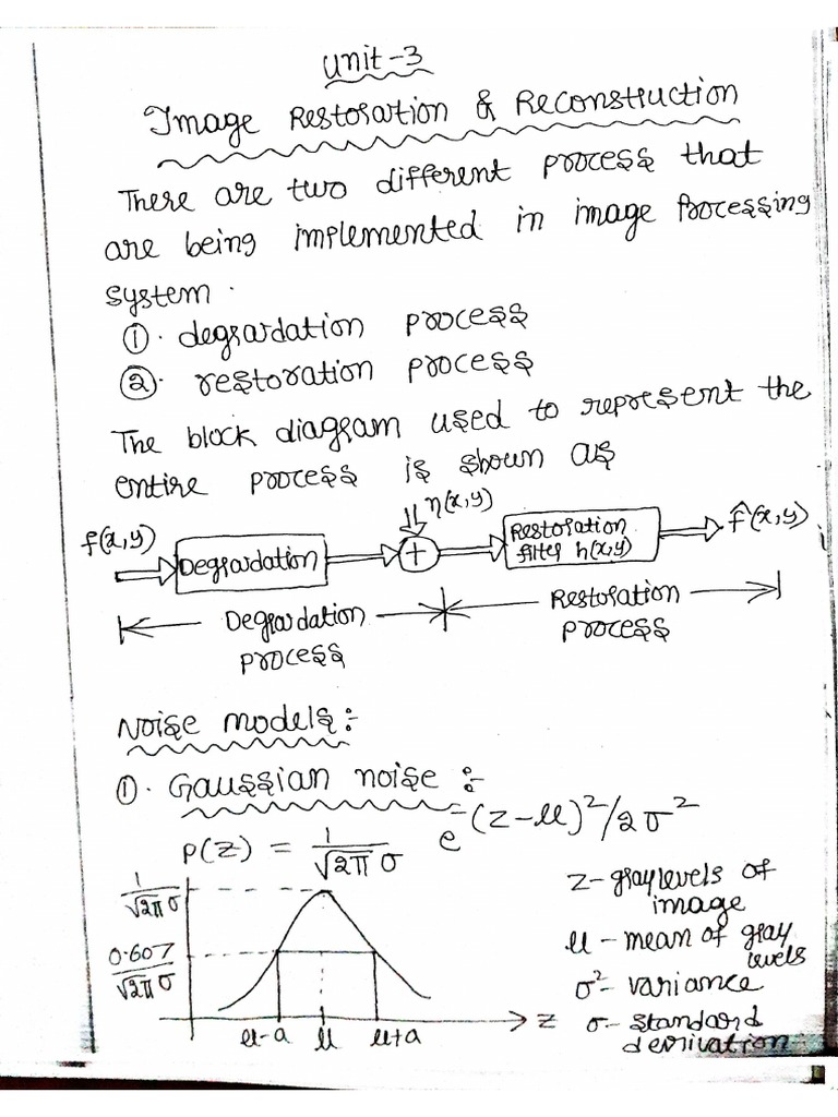 DIP UNIT3 Notes | PDF