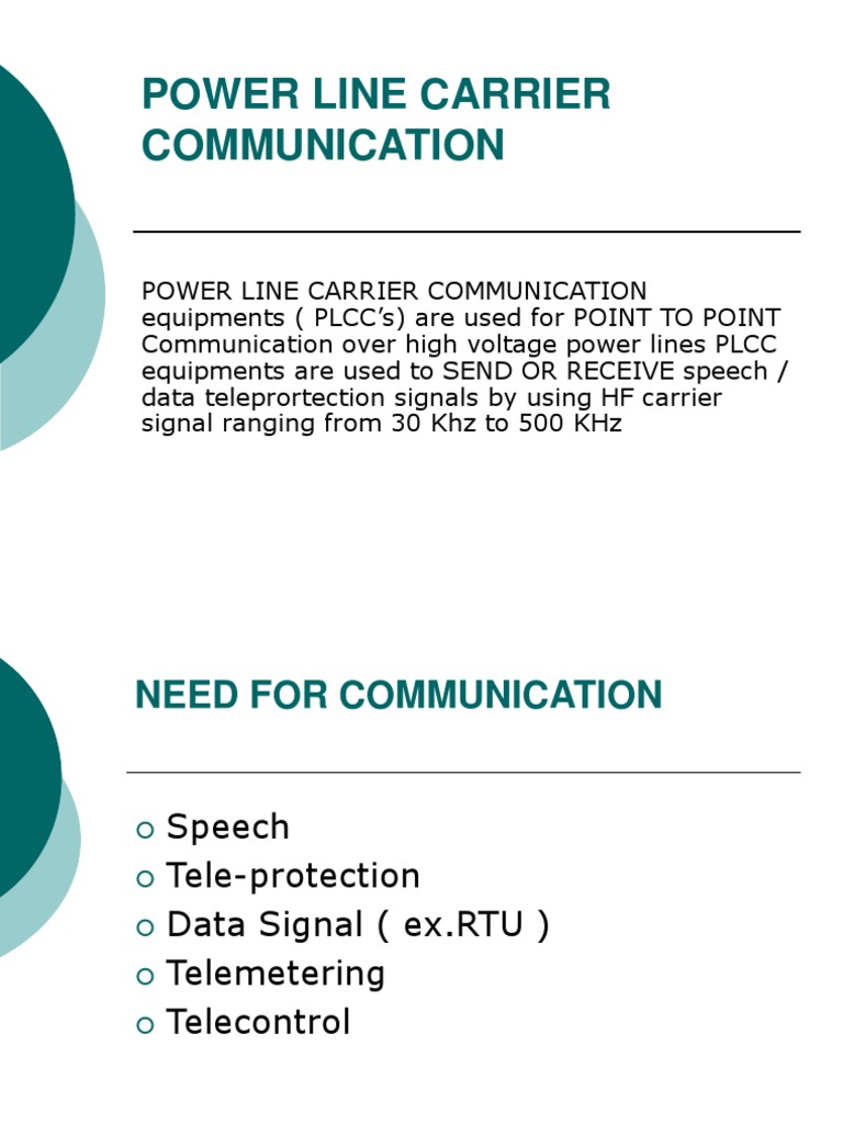 Power Line Carrier Communication Fundamentals Pdf Inductor Electrical Impedance