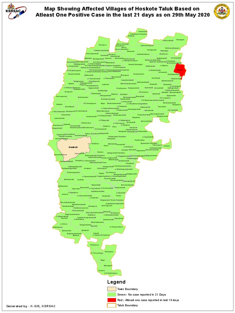 Hoskote Taluk Villages Overview | PDF