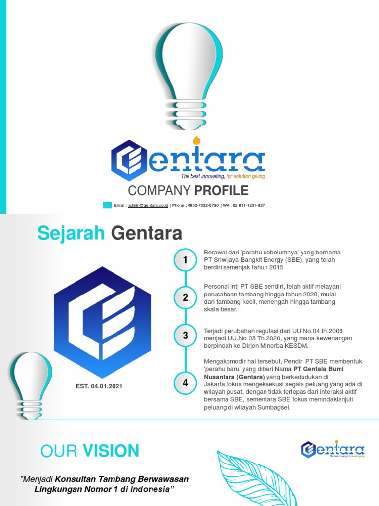 Comprof Gentara | PDF | Bisnis | Seni