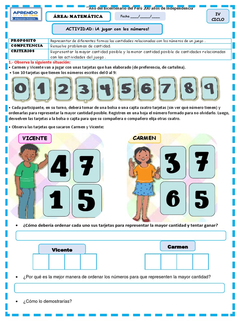 JUGAMOS CON LOS NUMEROS-OKk | PDF | Ocio | Deportes