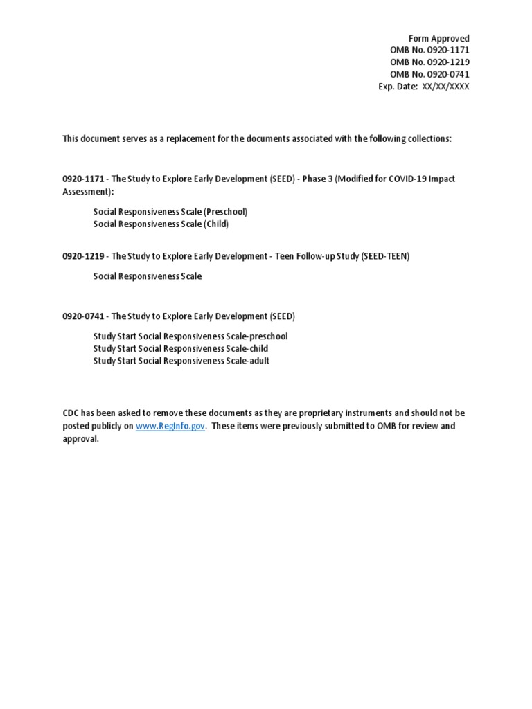 Social Responsiveness Scale Overview | PDF | Finance & Money Management