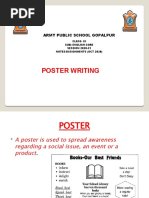 Class 12 English Poster Making | PDF | Poster | Communication
