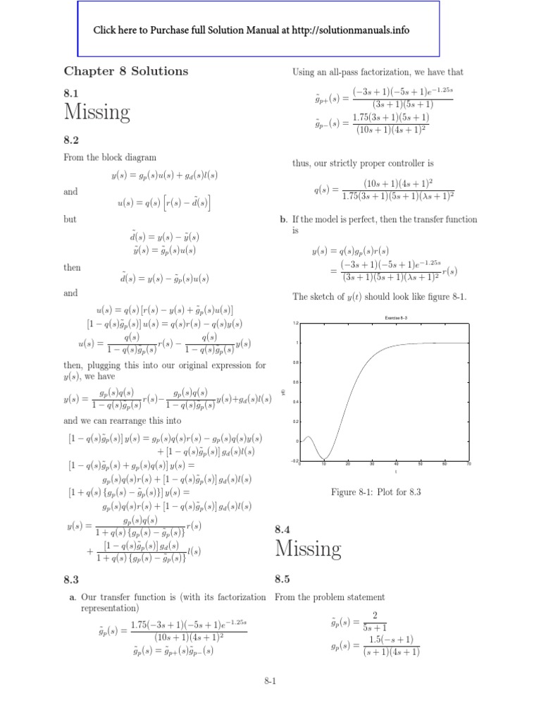 Dlscrib Com PDF Solution Manual For Process Control Modeling Design ... Dlscrib Com PDF Solution Manual For Process Control Modeling Design ...
