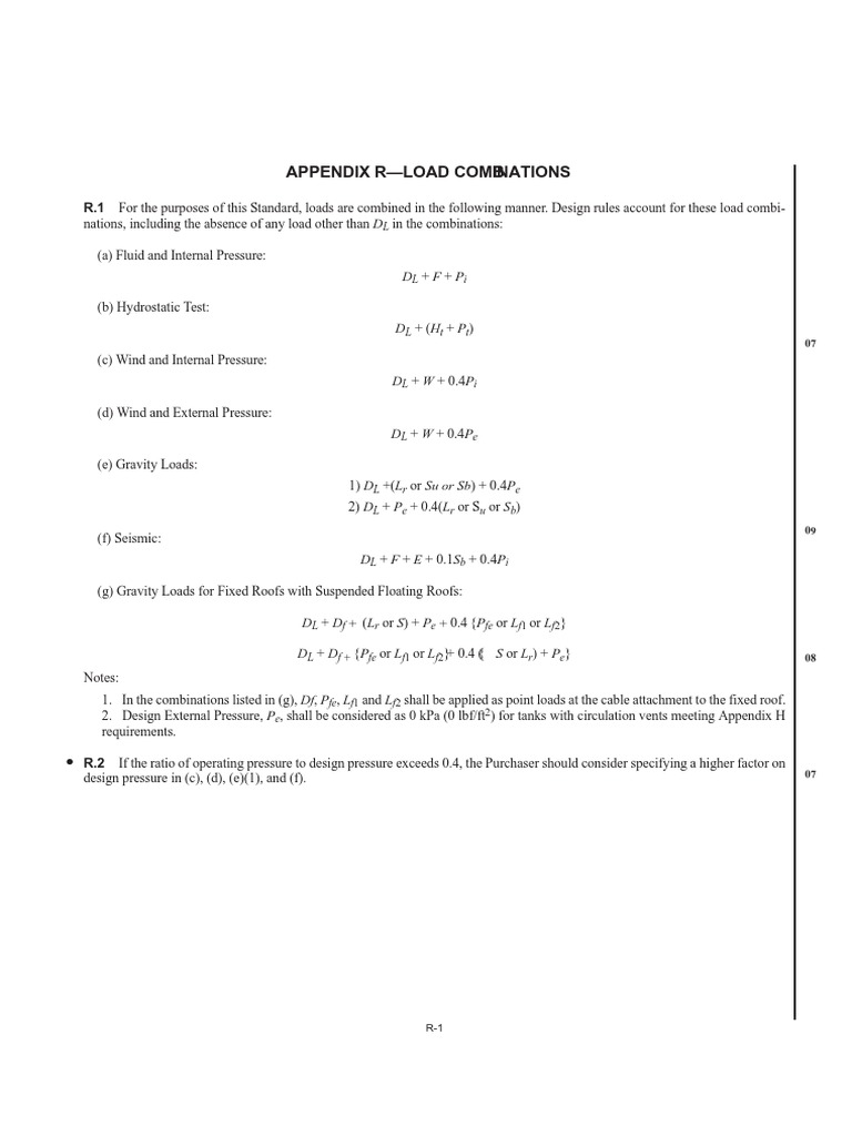 Appendix R-Load Comb Inations | PDF