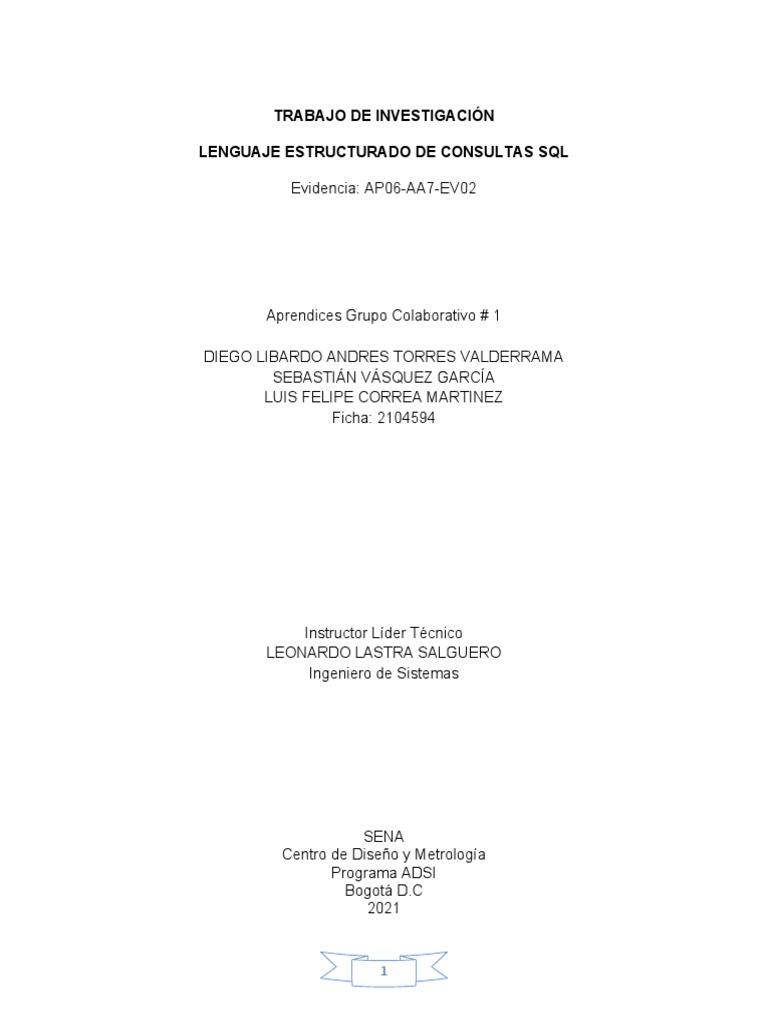 Informe Final SQL Server | PDF | SQL | Bases de datos