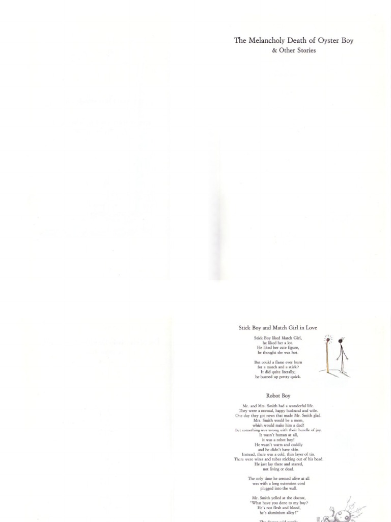 Burton Tim - The Melancholy Death of Oyster Boy Other Stories | PDF