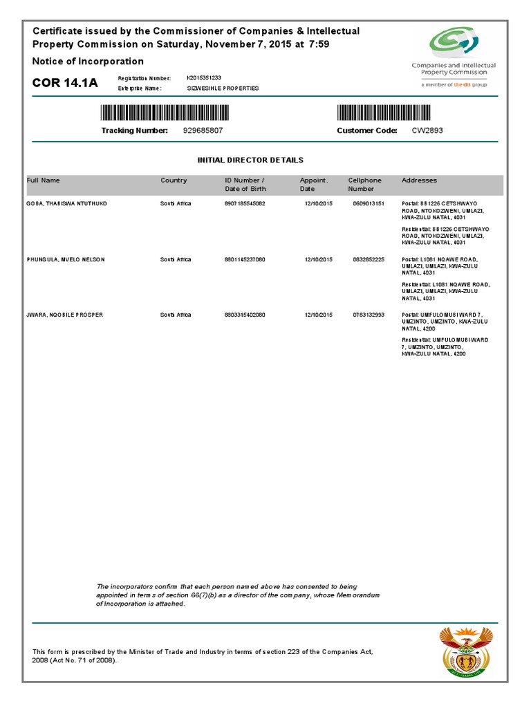 Cor 14.1a | PDF | Government | Justice