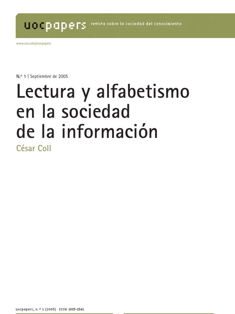 Coll | PDF | Lectura (proceso) | Aprendizaje