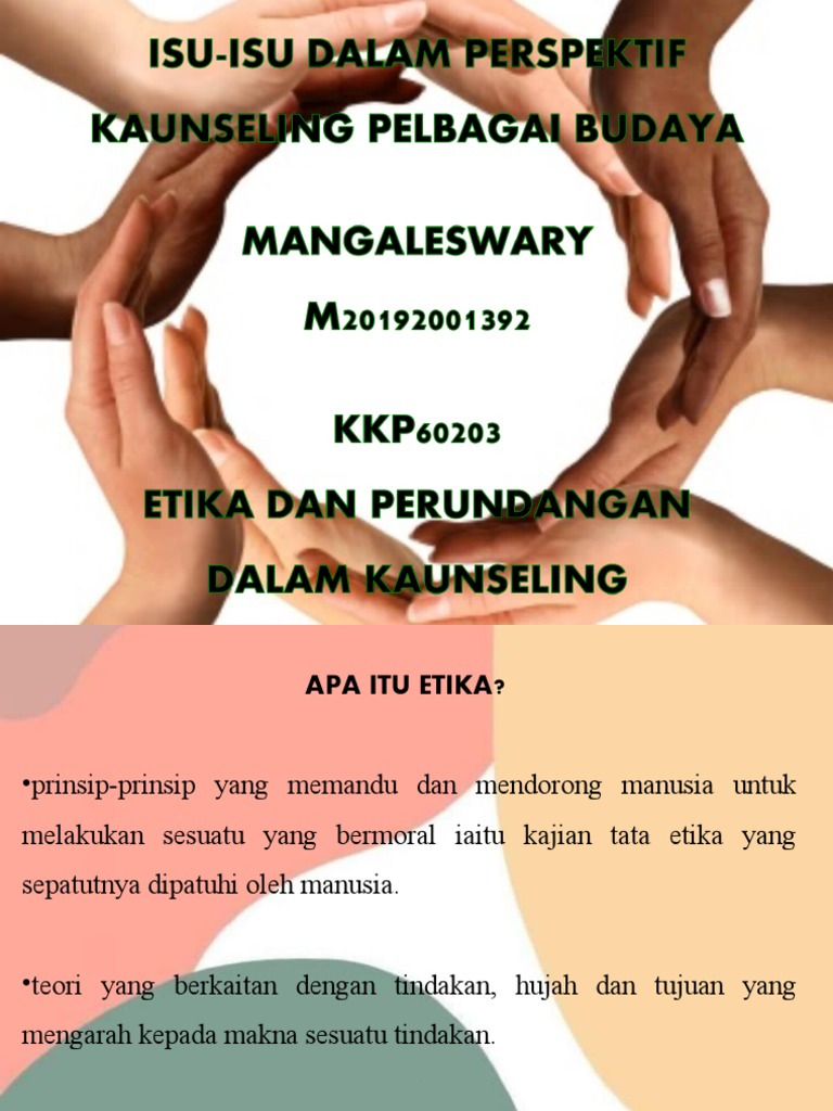 Tugasan 1 Isu DLM Kaunseling Pelbagai Budaya | PDF | Karier ...