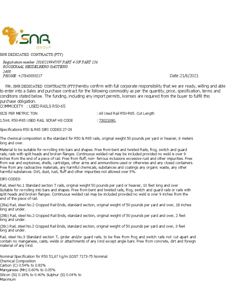 Fco (To Whom It May Concern) | PDF | Business | Transport