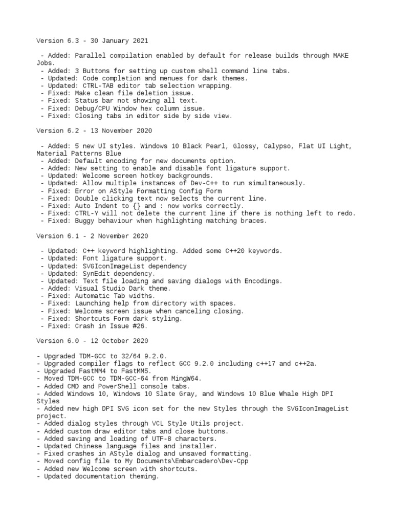NEWS | PDF | Software Bug | Command Line Interface